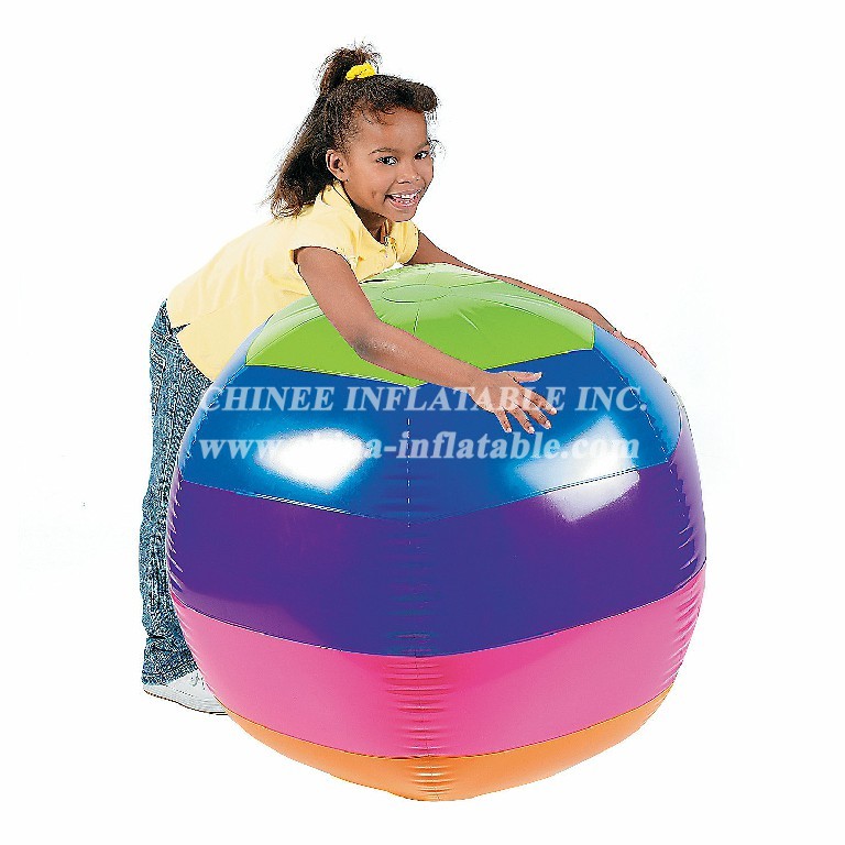T-1267 Inflatable 30" Rainbow Extra Large Beach Ball - Inflatables ...