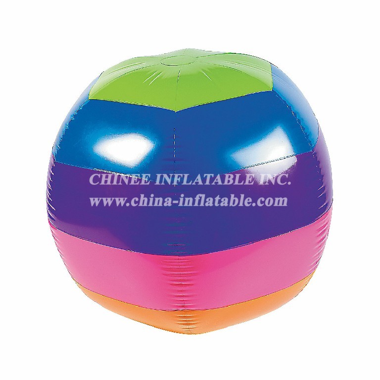 T-1267 Inflatable 30" Rainbow Extra Large Beach Ball - Inflatables ...